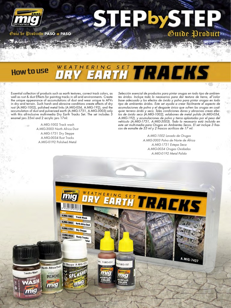 Stepbystep Dry Earth Tracks | PDF | Conservacion Y Restauracion | Procesos industriales