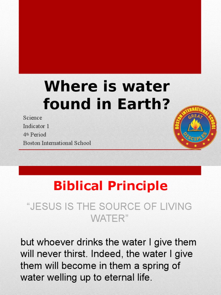 Step 3 Where Is Water Found On Earth Sept 19th - 30th | PDF | Science ...