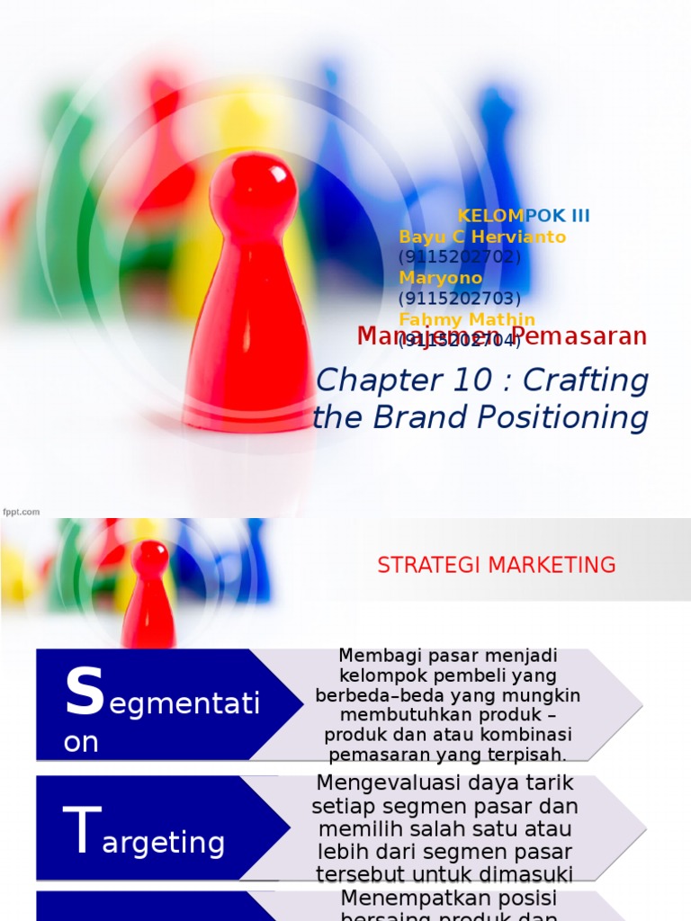 Bab 10 Crafting The Brand Positioning | PDF