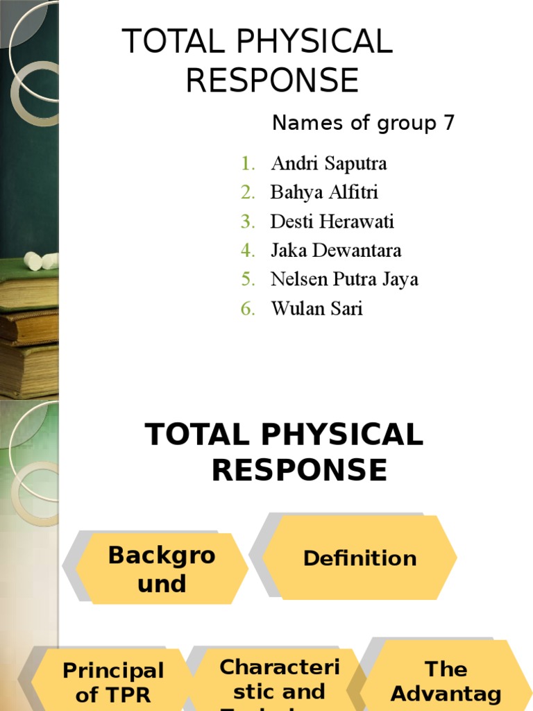 TPR | PDF | Pedagogy | Applied Psychology