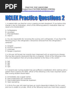 NCLEX HIV Care and Testing Questions | PDF | Hiv/Aids | Management Of ...