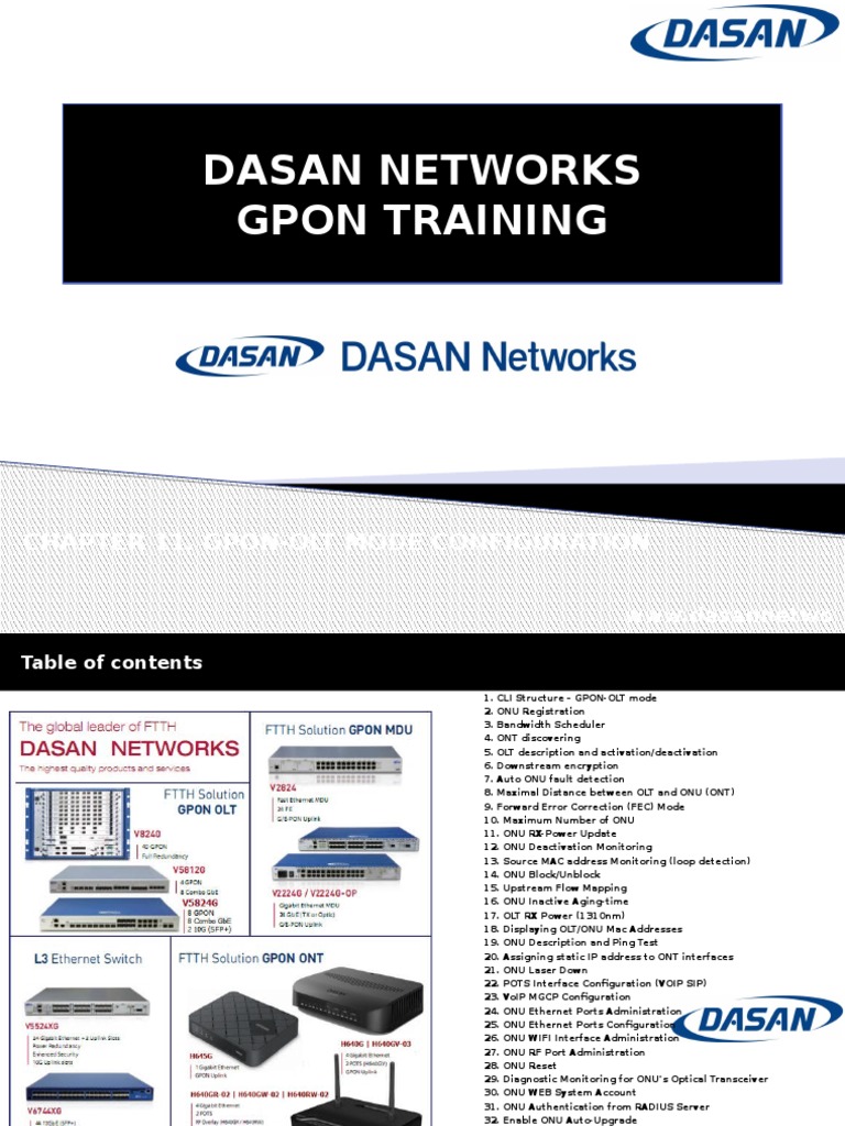 11 - Gpon-Olt Mode Configuration | PDF | Network Switch | Voice Over Ip