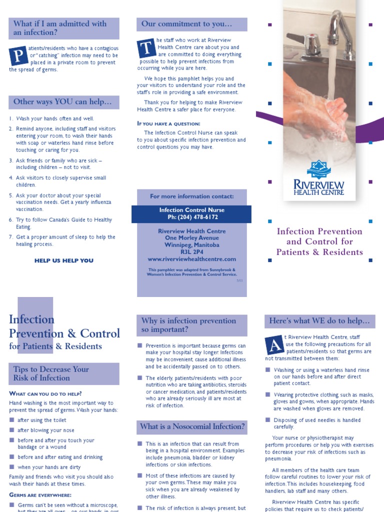 Infection Prevention Brochure | PDF | Infection Control | Infection