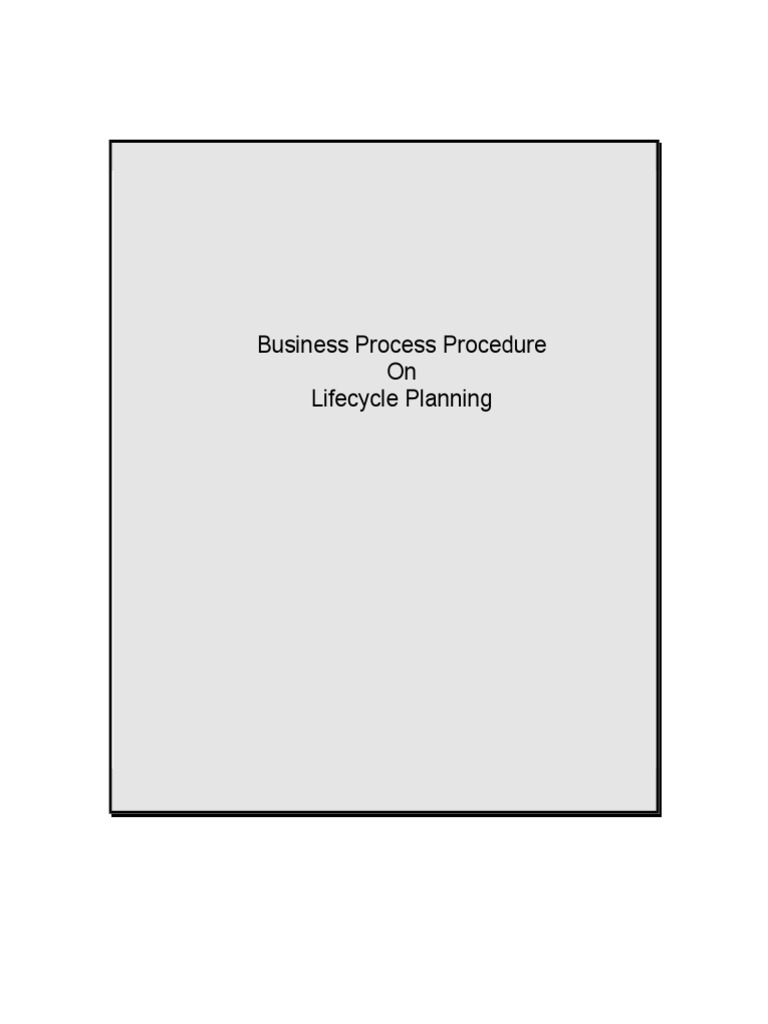 SAP APO DP Lifecycle Planning | PDF | Forecasting | Product Lifecycle