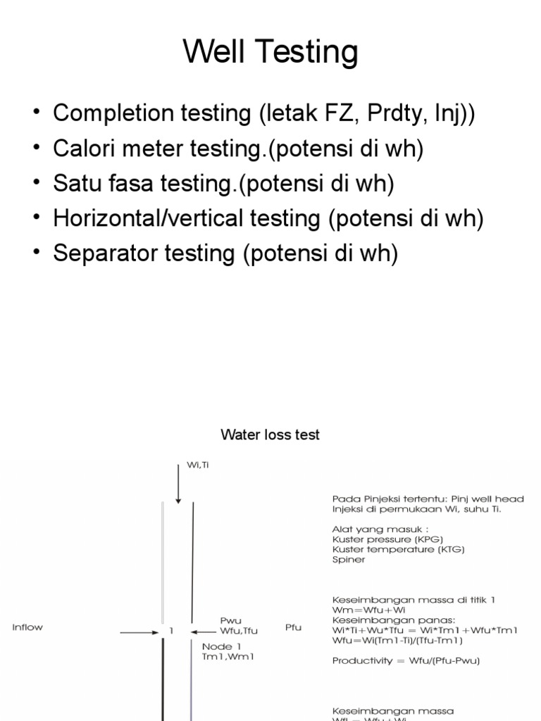 2well Testing | PDF