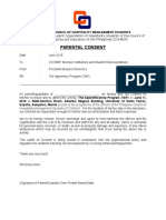 Culminating Activity Excuse Letter | PDF