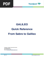 Reference Guide: Sabre Basic | PDF | Airlines | Data
