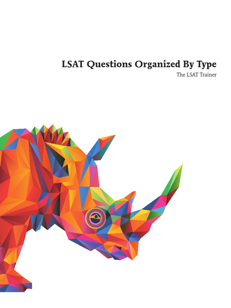 Verbal - LSAT Trainer - LSAT Question Breakdown | PDF | Law School ...