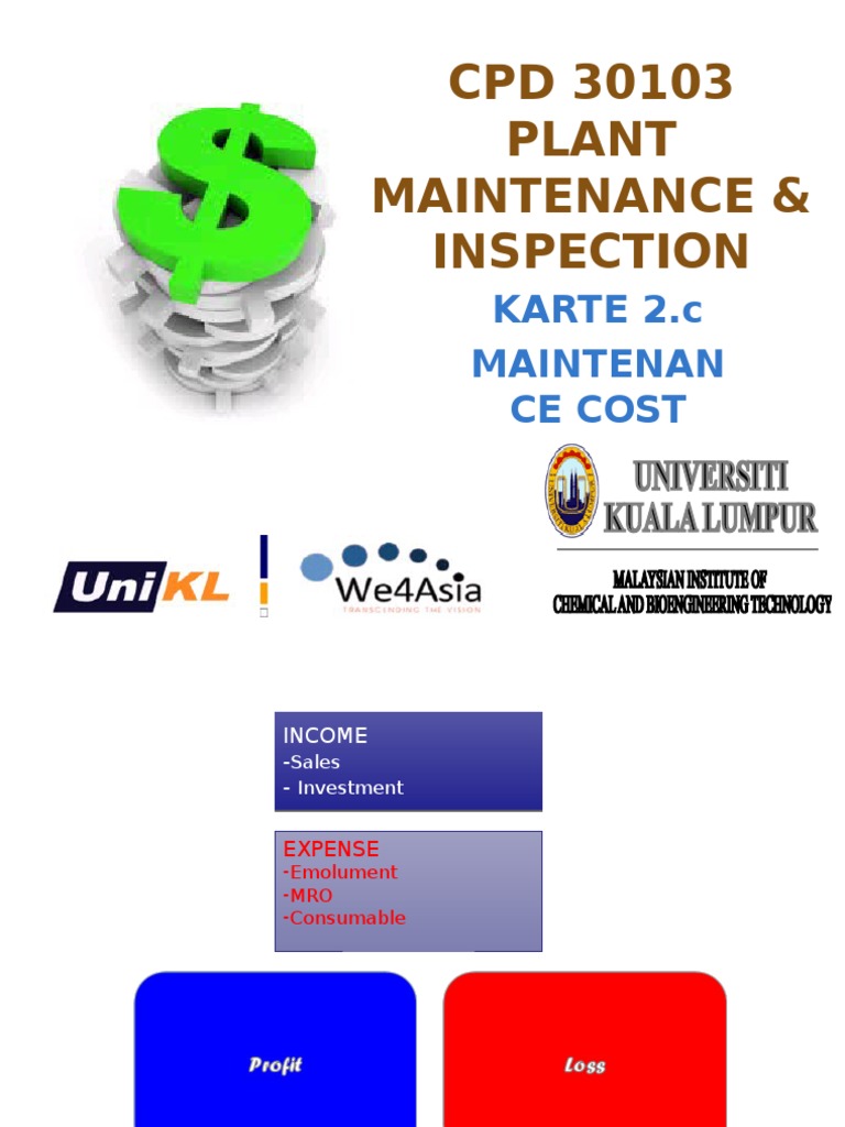 Maintenance Cost | PDF | Expense | Income