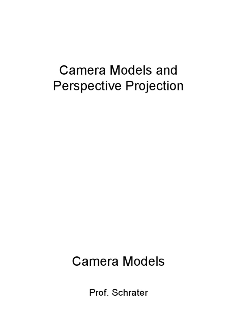 Perspective Projection | PDF | Lens (Optics) | Atomic