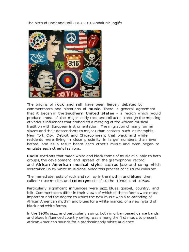 The Birth of Rock and Roll | PDF | Rock And Roll | Performing Arts