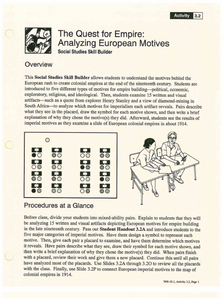 Analyzing European Motives Teaching Packet PDF | PDF