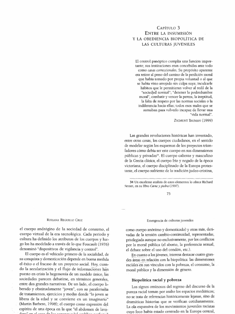 Reguillo Cruz, Rossana (2000) "Entre La Insumisión y La Obediencia ...