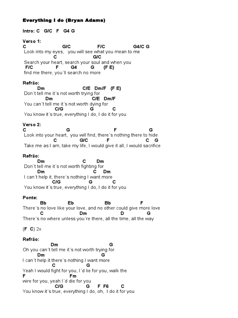 Everything I Do | PDF