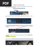Tutorial Ingreso Al Campus Virtual, UCC Presencial | PDF