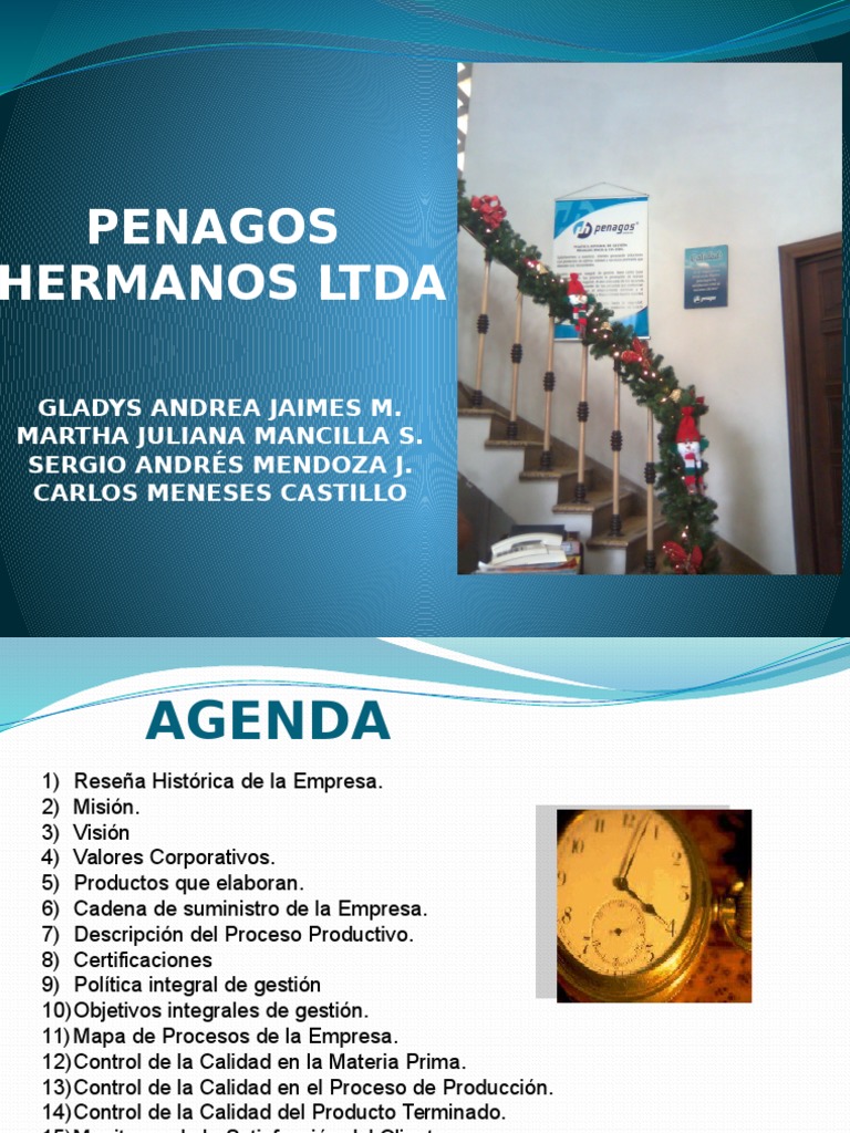 Penagos Hermanos: Innovación Agrícola | PDF | Calidad (comercial ...