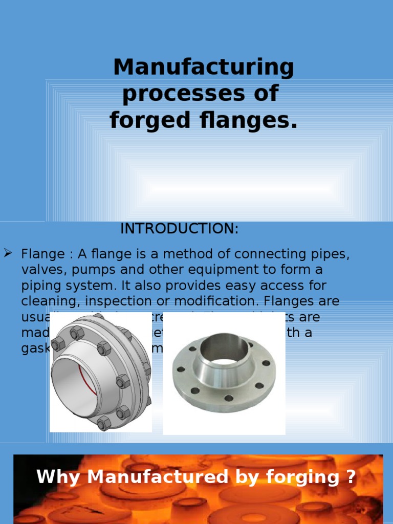 Manufacturing Processes of Flanges | PDF | Computers