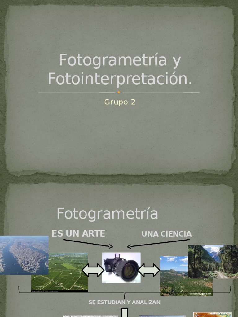 Fotogrametría y Fotointerpretación | PDF | Topografía | Science