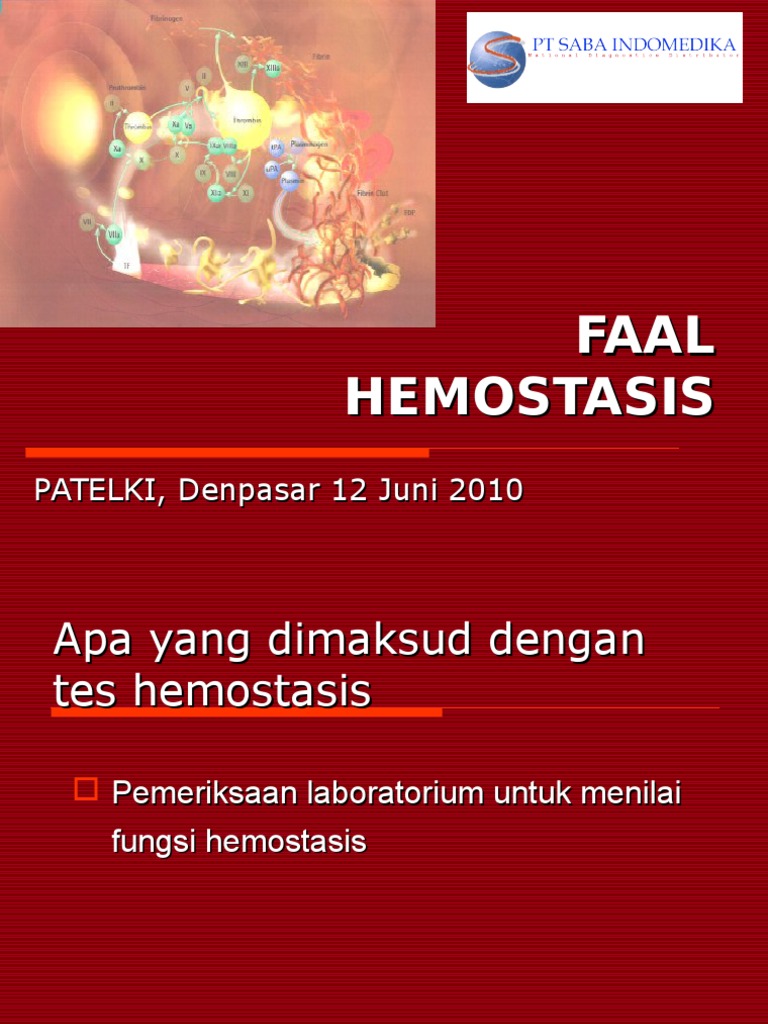 Faal Hemostasis Saba | PDF