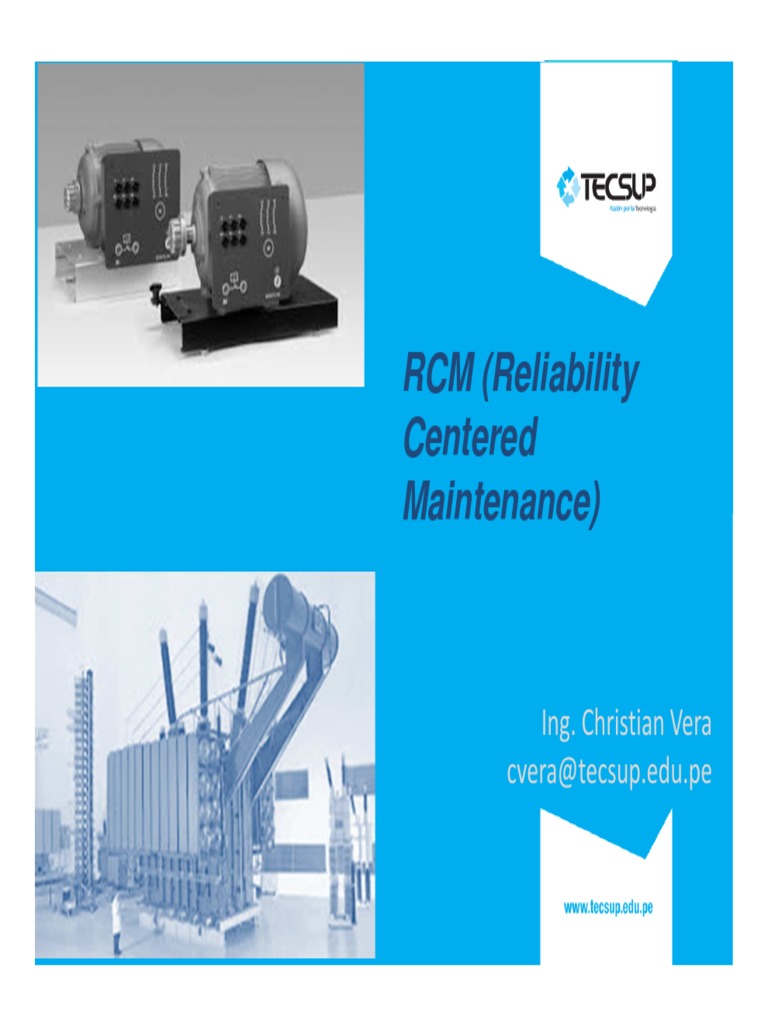 Mantenimiento Centrado en La Confiabilidad RCM | PDF | Calidad (comercial) | Tanques
