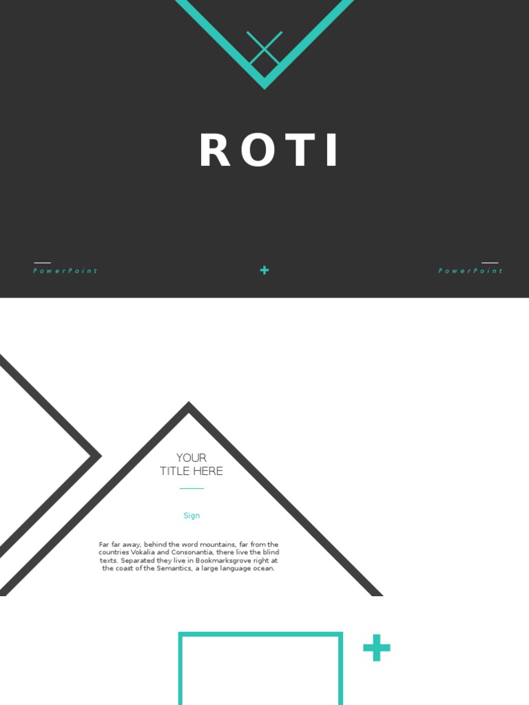 Roti PowerPoint Template | PDF | Computing And Information Technology