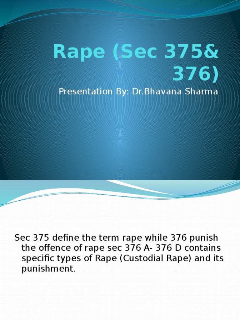 Understanding Rape Laws in IPC | PDF | Consent | Rape