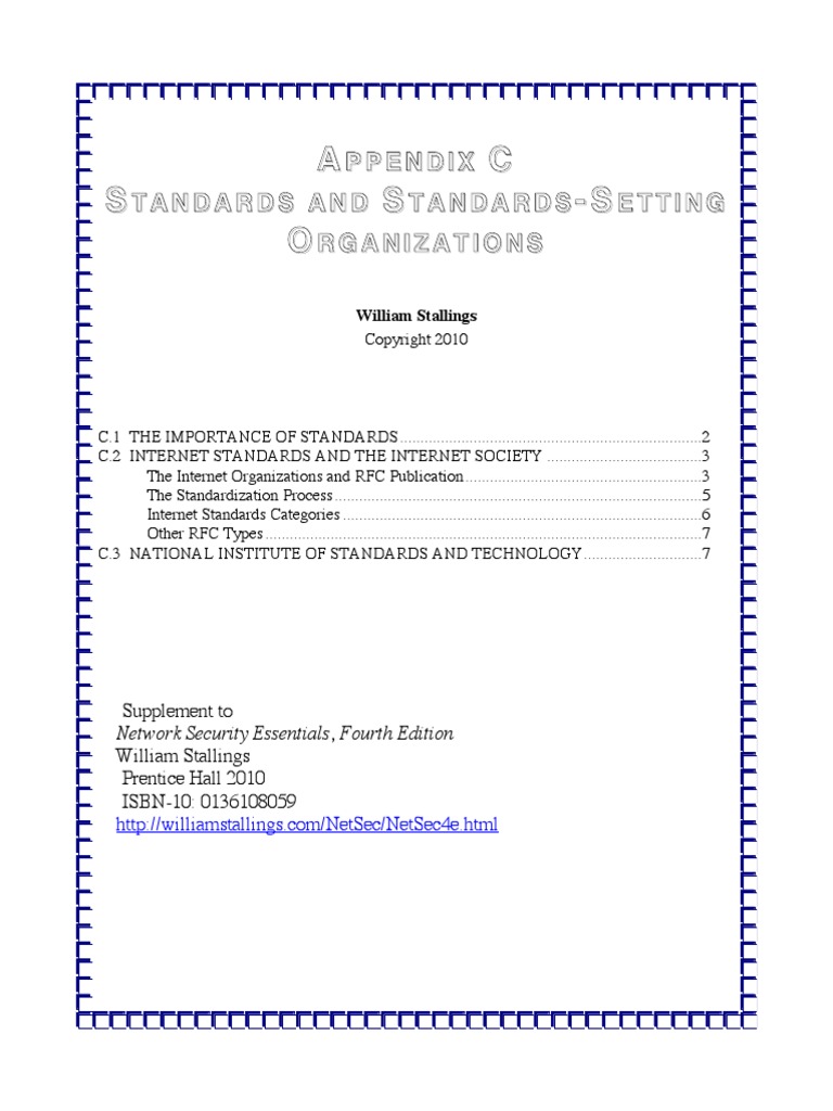 C Standards | PDF | Communications Protocols | Internet