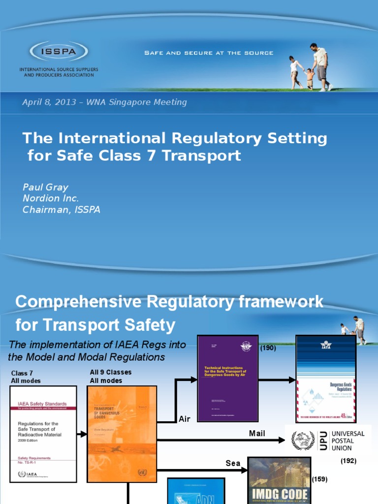 The International Regulatory Setting For Safe Class 7 Transport | PDF ...