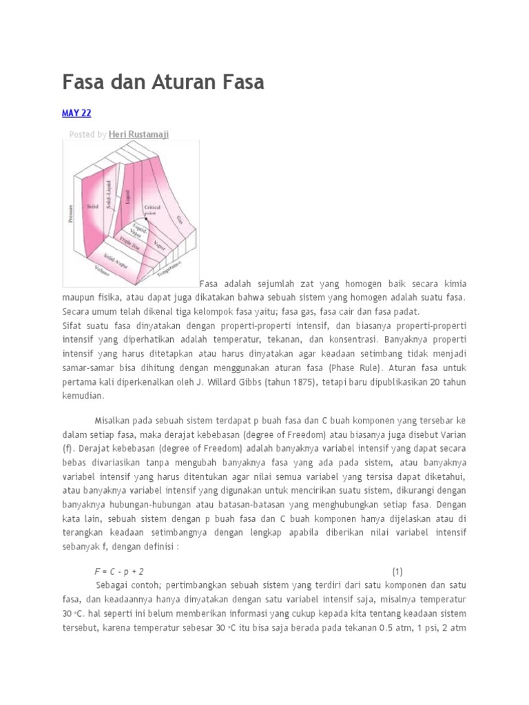 Fasa Dan Aturan Fasa | PDF