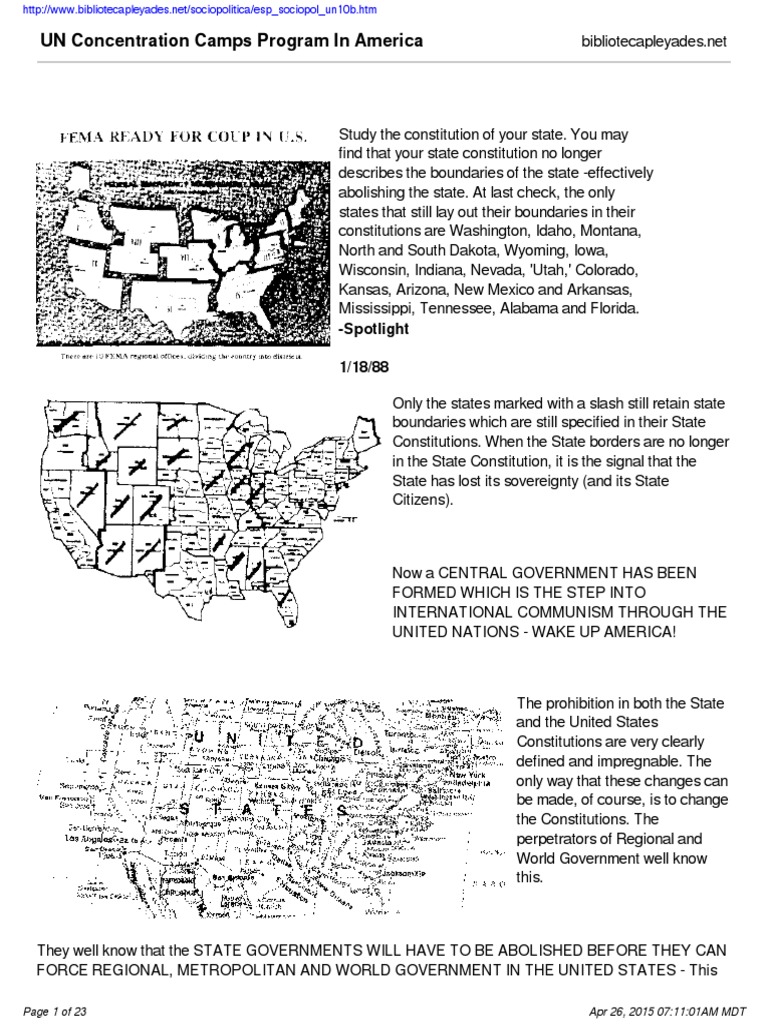 Rex 84 FEMAs Blueprint for Martial Law in America-3 | Federal Emergency ...