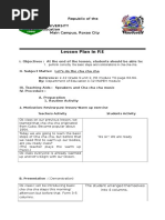 Detailed Lesson Plan in ZUMBA | PDF | Lesson Plan | Physical Education