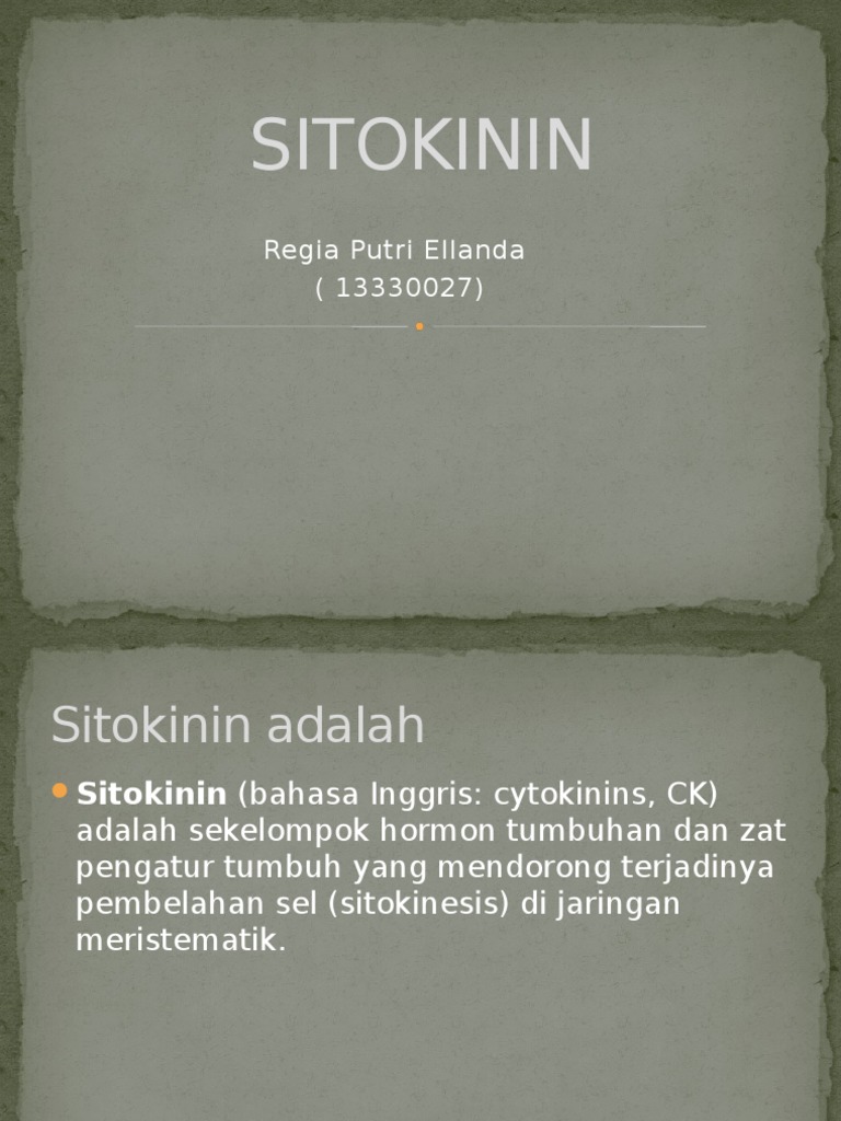 SITOKININ | PDF