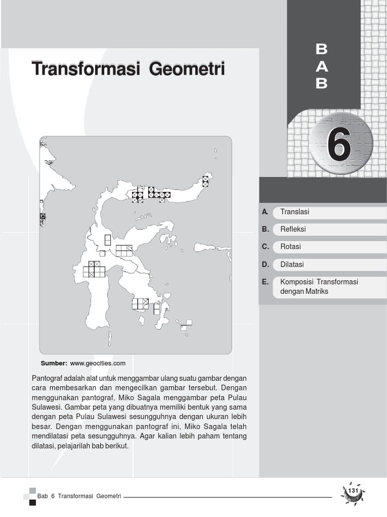Transformasi Geometri Xii Sma Ipa PDF | PDF