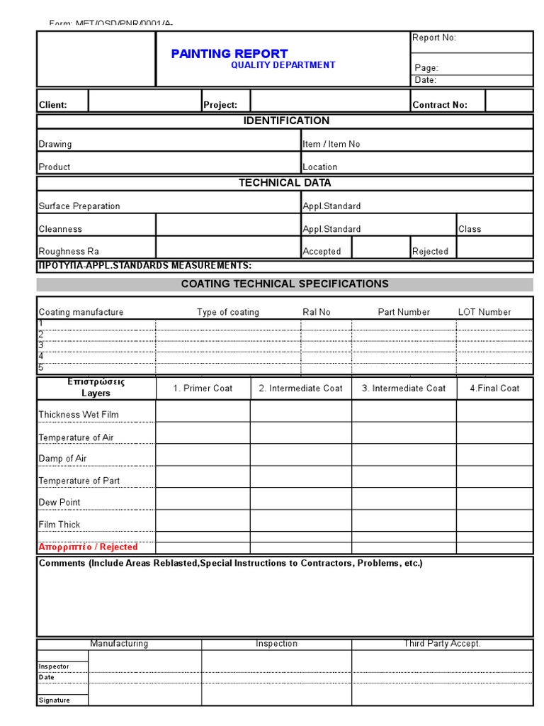 Painting Report | PDF