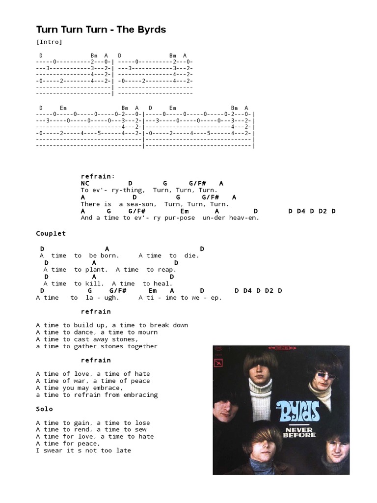 Turn Turn Turn - The Byrds