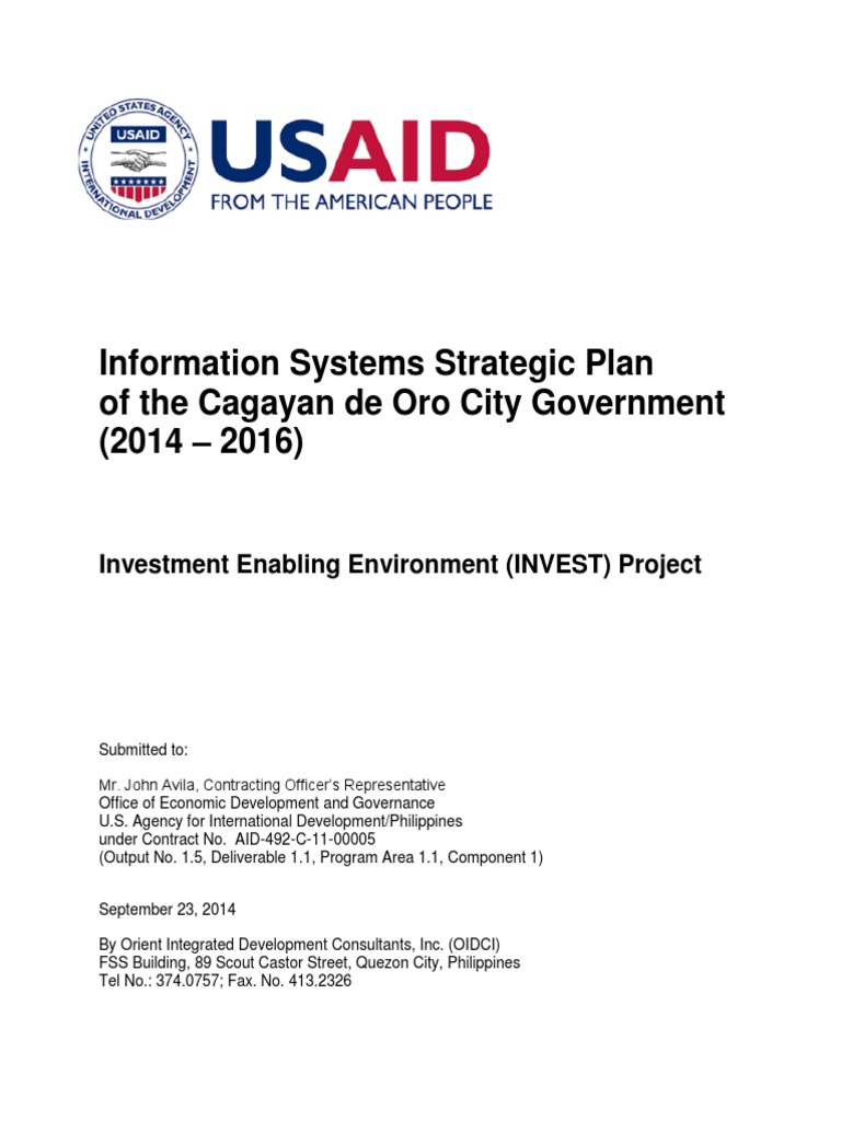 ISSP Cagayan de Oro | PDF | Information System | Computer Network