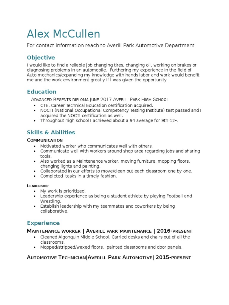 Revised Resume | PDF