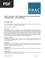 Frac Code List 2024 | PDF | Fungicide | Biosynthesis