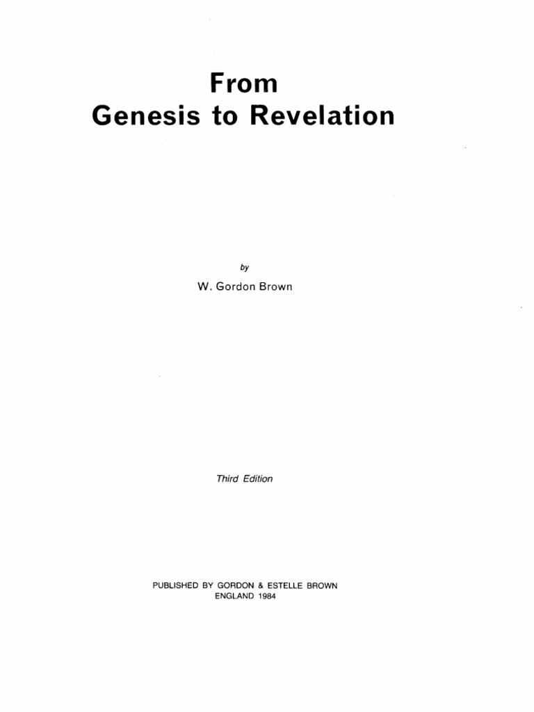 From Genesis To Revelation | PDF | Old Testament | Prophet