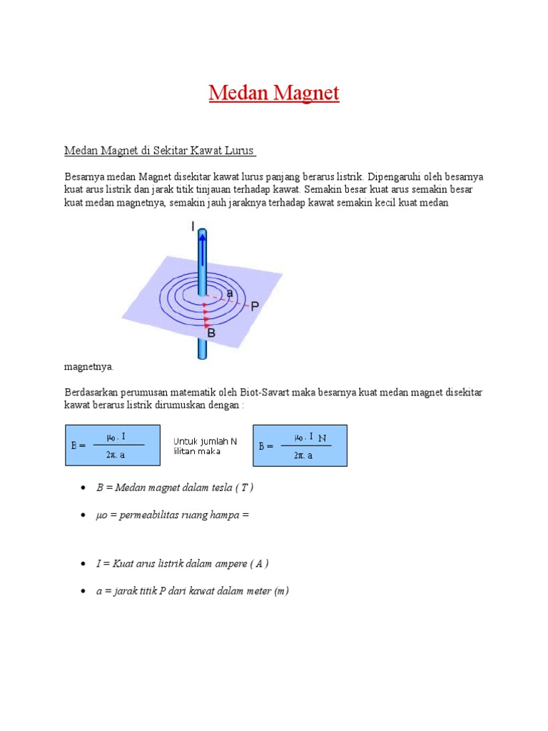 BAHAN TENTANG Medan Magnet | PDF