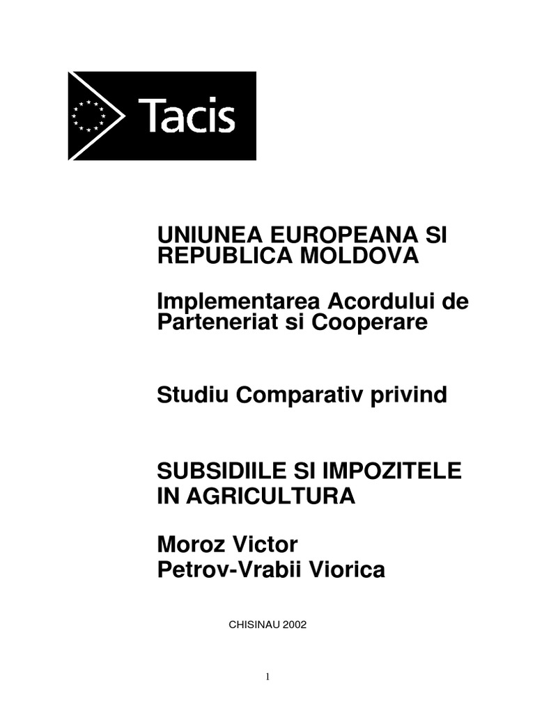 Subventii UE PDF | PDF