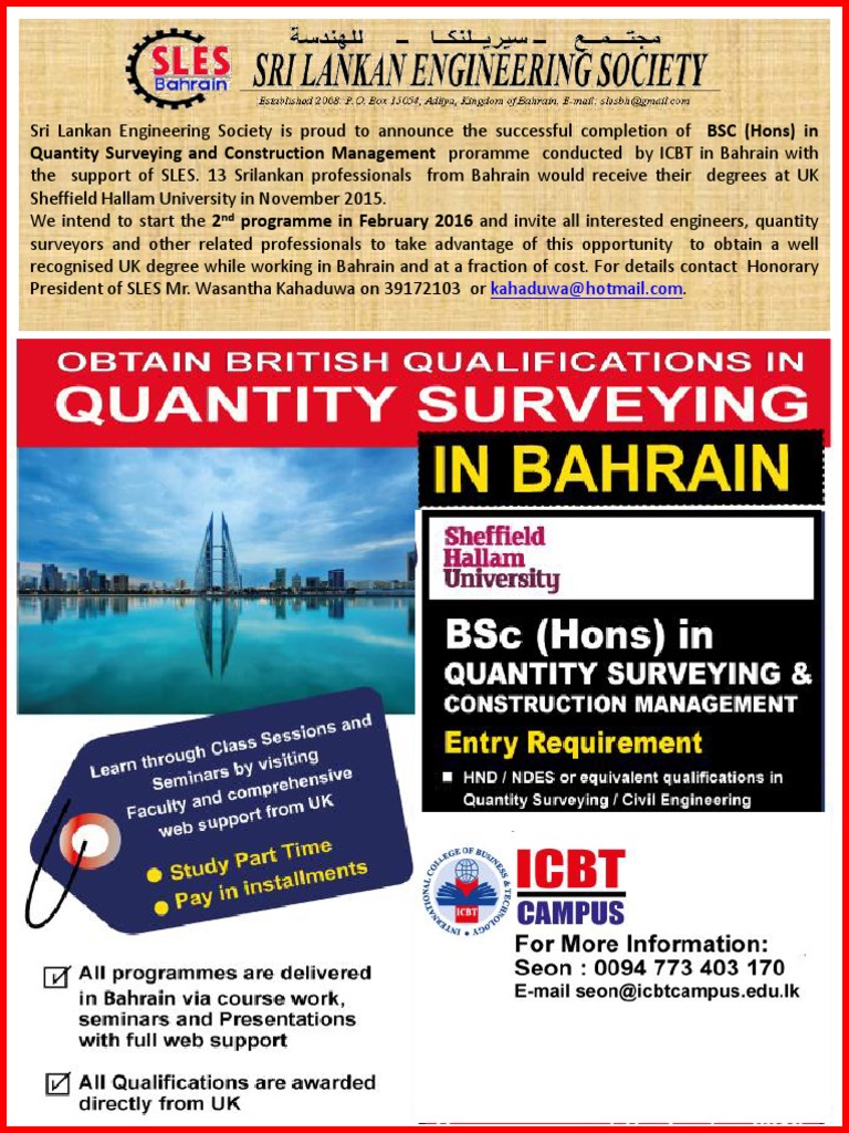 BSC Course Poster | PDF | Titles | Vocational Education