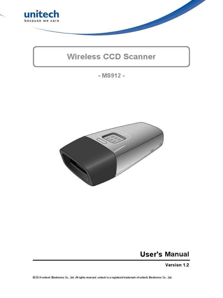 MS912 Um V1.2 | PDF | Image Scanner | Barcode