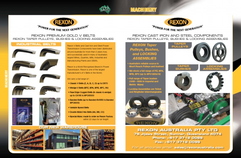 Rexon Product Range Flyer | PDF