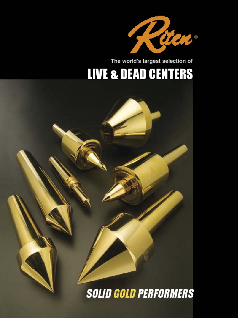 RITEN-Dead Centers Catalog | PDF | Grinding (Abrasive Cutting ...