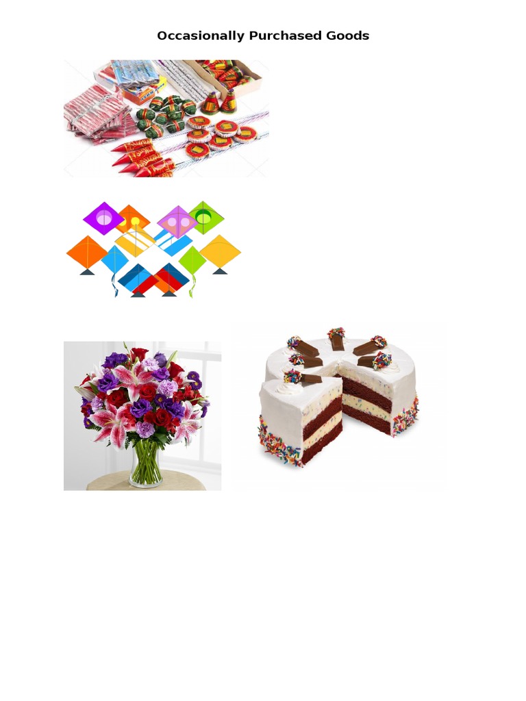 Occasionally Purchased Goods | PDF