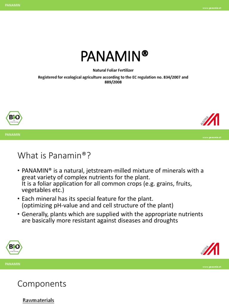 What Is Panamin | PDF | Fertilizer | Soil
