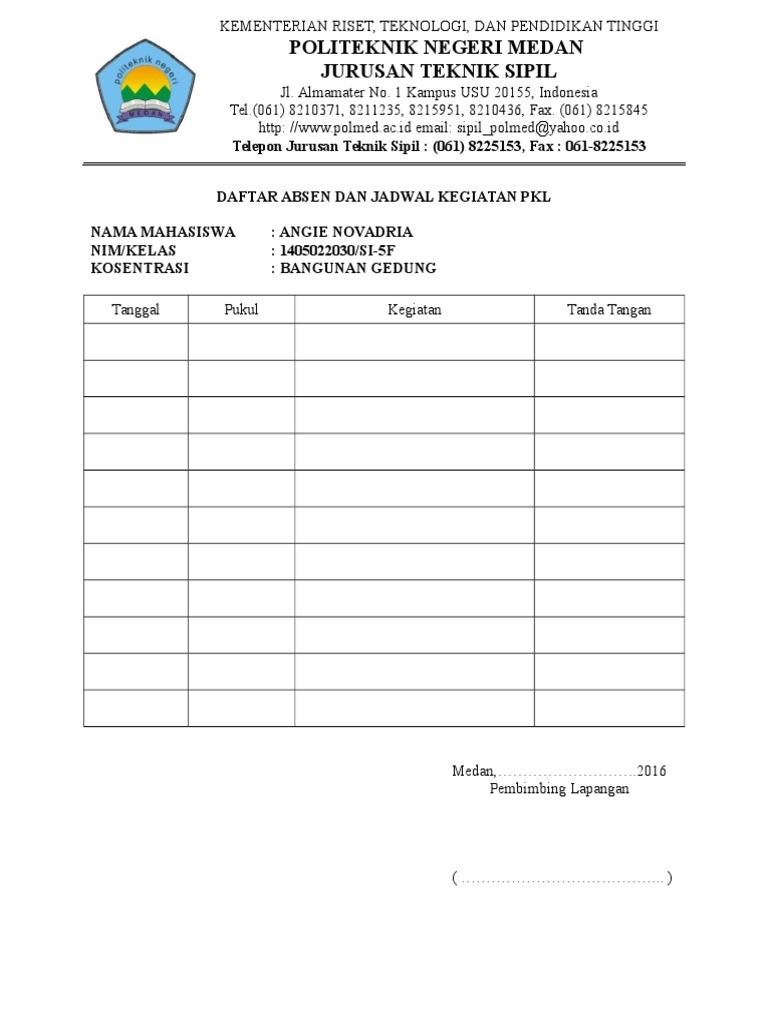 Format Absensi | PDF