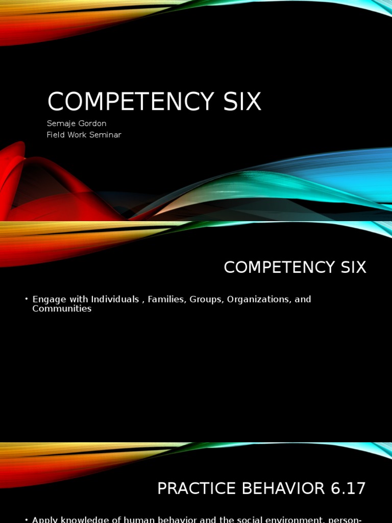 Competency Sixadnsevensag | PDF | Empathy | Applied Psychology