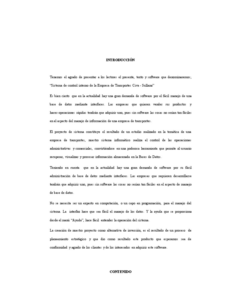 Proyecto Informatico Ejemplo 011 | PDF | Software | Planificación